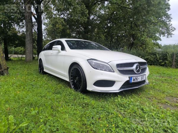 White Mercedes-Benz CLS 350 2015 in Jekabpils, with an engine capacity of 3.50 L and mileage of 234 thousand km for 17150 €, photo 1 on AUTOMOTO.COM.LV