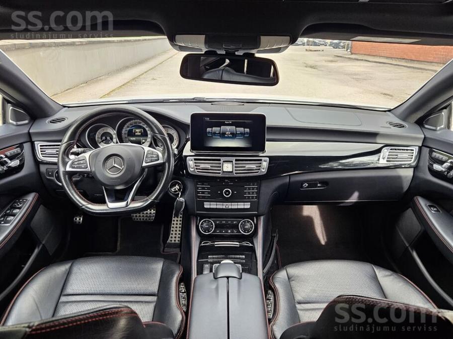 Balts Mercedes-Benz CLS 350 2015 Jēkabpils, ar dzinēja tilpumu 3.00 L un nobraukumu 235 tūkst. km par 17490 €, foto 18 vietnē AUTOMOTO.COM.LV