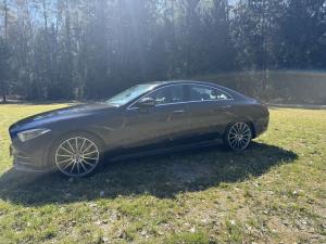 Black Mercedes-Benz CLS 400 2018 in Talsi, with an engine capacity of 3.00 L and mileage of 231 thousand km for 27995 €, photo 6 on AUTOMOTO.COM.LV