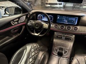 Black Mercedes-Benz CLS 400 2018 in Riga, with an engine capacity of 2.90 L and mileage of 147 thousand km for 38300 €, photo 24 on AUTOMOTO.COM.LV