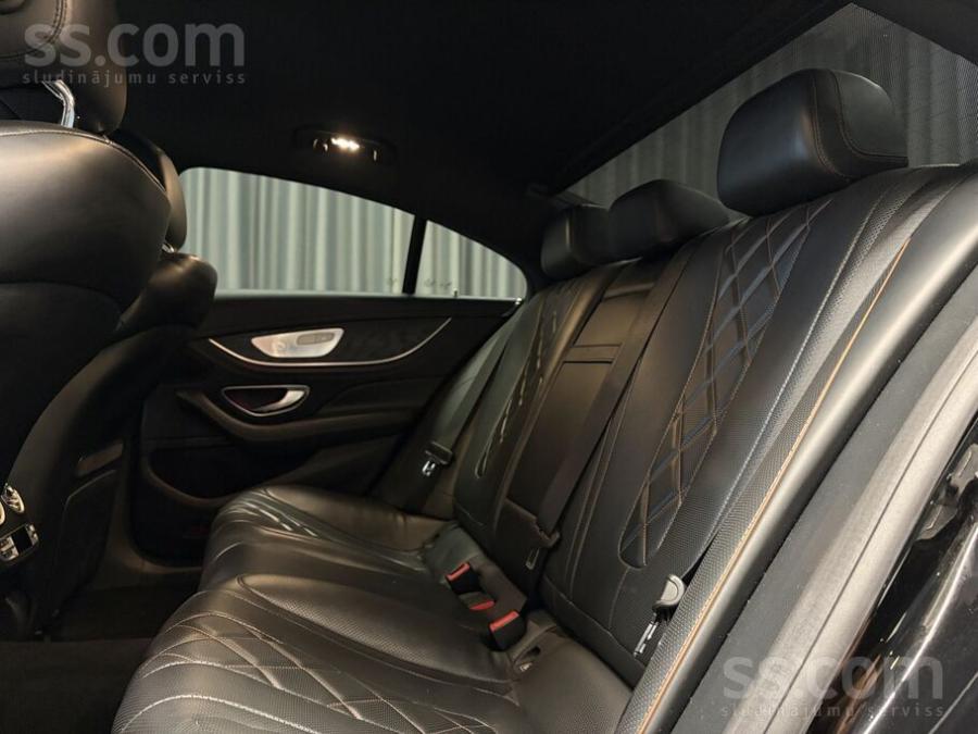 Black Mercedes-Benz CLS 400 2018 in Riga, with an engine capacity of 2.90 L and mileage of 147 thousand km for 38300 €, photo 29 on AUTOMOTO.COM.LV