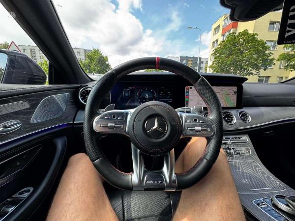 Black Mercedes-Benz CLS 400 2020 in Jonava, with an engine capacity of 2.93 L and mileage of 185 thousand km for 33000 €, photo 7 on AUTOMOTO.COM.LV