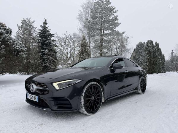 Melns Mercedes-Benz CLS 400 2019 Kauņa, ar dzinēja tilpumu 2.93 L un nobraukumu 287 tūkst. km par 33500 €, foto 1 vietnē AUTOMOTO.COM.LV