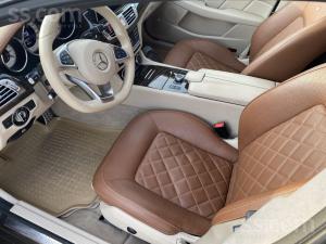 Brown Mercedes-Benz CLS 400 2015 in Riga, with an engine capacity of 3.60 L and mileage of 79 thousand km for 23900 €, photo 7 on AUTOMOTO.COM.LV