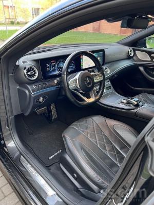 Grey Mercedes-Benz CLS 400 2018 in Daugavpils, with an engine capacity of 3.00 L and mileage of 265 thousand km for 38500 €, photo 16 on AUTOMOTO.COM.LV