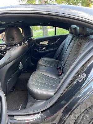 Grey Mercedes-Benz CLS 400 2018 in Daugavpils, with an engine capacity of 3.00 L and mileage of 265 thousand km for 38500 €, photo 20 on AUTOMOTO.COM.LV