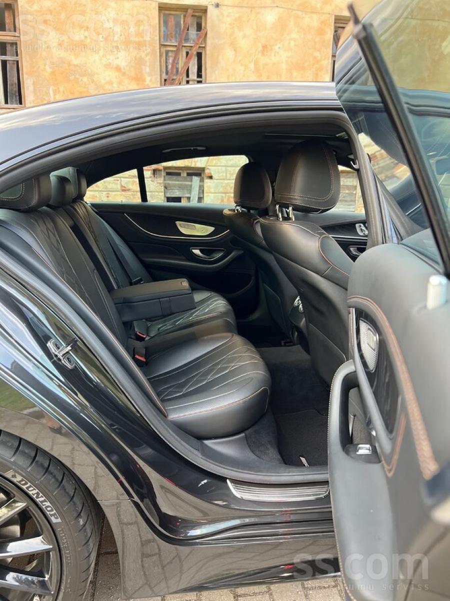 Grey Mercedes-Benz CLS 400 2018 in Daugavpils, with an engine capacity of 3.00 L and mileage of 265 thousand km for 38500 €, photo 21 on AUTOMOTO.COM.LV
