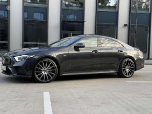 Grey Mercedes-Benz CLS 400 2018 in Vilnius, with an engine capacity of 2.90 L and mileage of 173 thousand km for 34990 €, photo 4 on AUTOMOTO.COM.LV