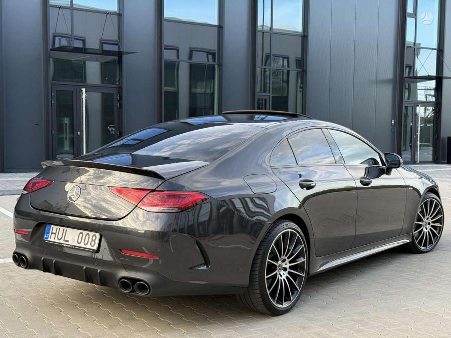 Grey Mercedes-Benz CLS 400 2018 in Vilnius, with an engine capacity of 2.90 L and mileage of 173 thousand km for 34990 €, photo 6 on AUTOMOTO.COM.LV