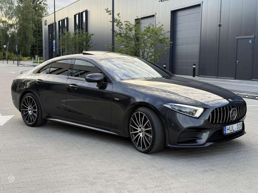 Grey Mercedes-Benz CLS 400 2018 in Vilnius, with an engine capacity of 2.90 L and mileage of 173 thousand km for 34990 €, photo 7 on AUTOMOTO.COM.LV