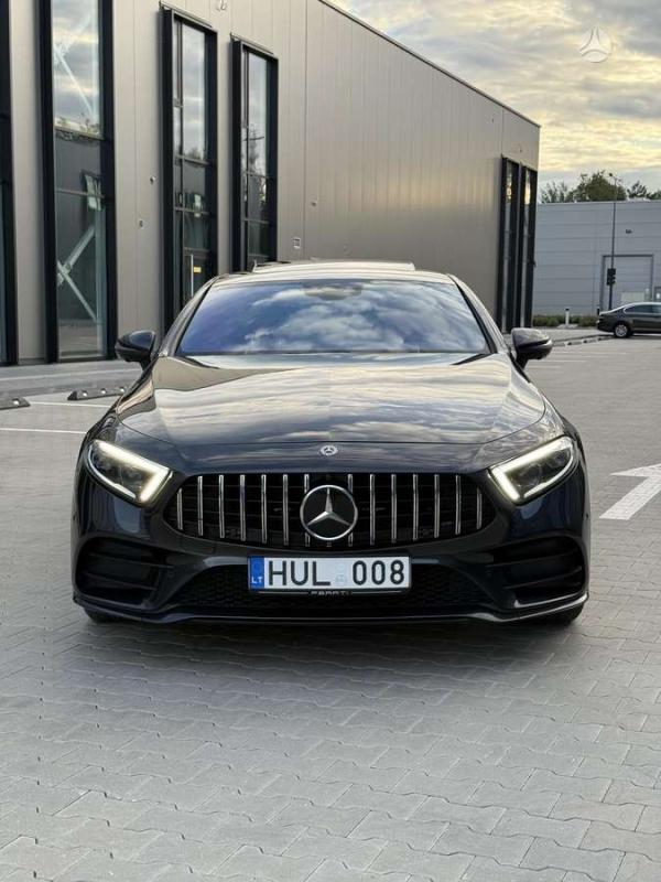 Grey Mercedes-Benz CLS 400 2018 in Vilnius, with an engine capacity of 2.90 L and mileage of 173 thousand km for 34990 €, photo 7 on AUTOMOTO.COM.LV