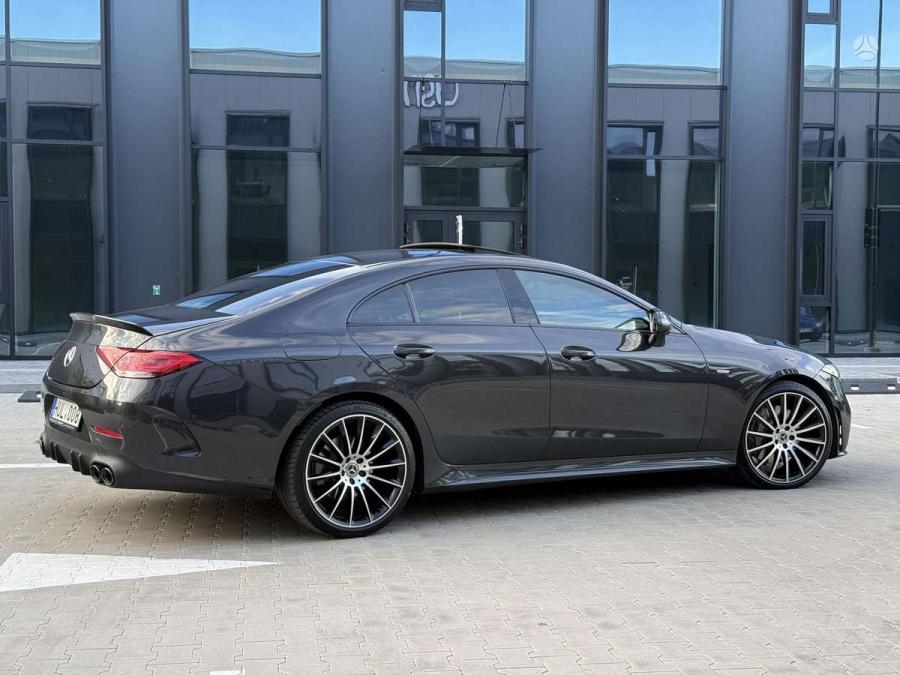 Grey Mercedes-Benz CLS 400 2018 in Vilnius, with an engine capacity of 2.90 L and mileage of 173 thousand km for 34990 €, photo 9 on AUTOMOTO.COM.LV
