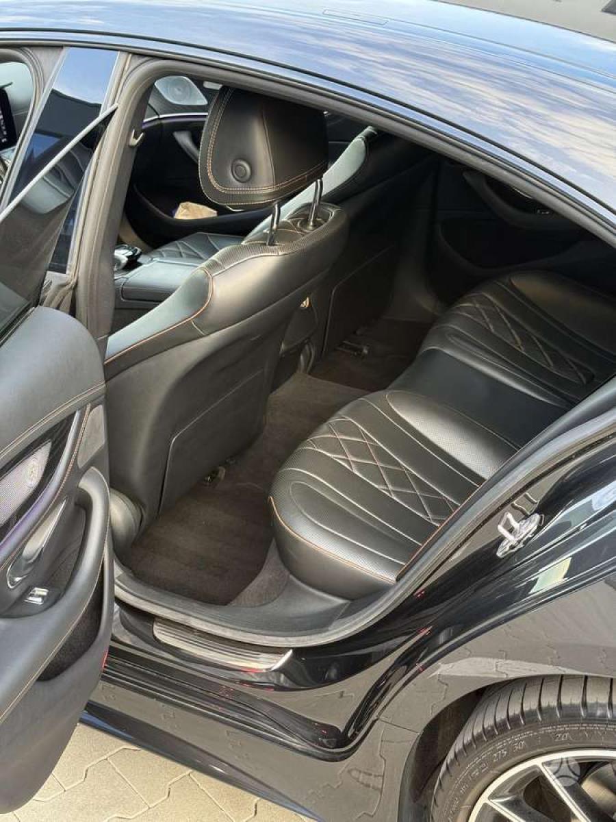 Grey Mercedes-Benz CLS 400 2018 in Vilnius, with an engine capacity of 2.90 L and mileage of 173 thousand km for 34990 €, photo 12 on AUTOMOTO.COM.LV