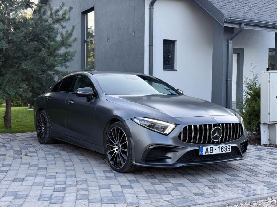 Pelēks Mercedes-Benz CLS 400 2018 Rīga, ar dzinēja tilpumu 2.90 L un nobraukumu 181 tūkst. km par 38500 €, foto 1 vietnē AUTOMOTO.COM.LV