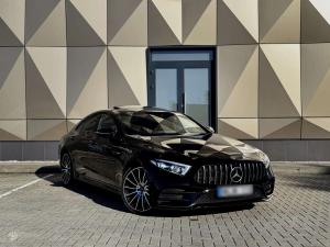 Violets Mercedes-Benz CLS 400 2018 Klaipėda, ar dzinēja tilpumu 2.93 L un nobraukumu 140 tūkst. km par 32000 €, foto  vietnē AUTOMOTO.COM.LV