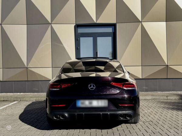 Violet Mercedes-Benz CLS 400 2018 in Klaipeda, with an engine capacity of 2.93 L and mileage of 140 thousand km for 32000 €, photo 5 on AUTOMOTO.COM.LV