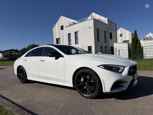 White Mercedes-Benz CLS 400 2020 in Kaunas, with an engine capacity of 2.93 L and mileage of 345 thousand km for 24500 €, photo 4 on AUTOMOTO.COM.LV
