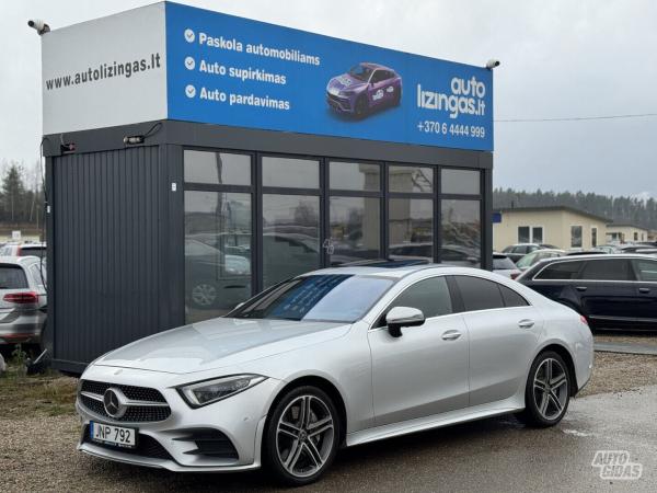 Pelēks Mercedes-Benz CLS 450 2019 Viļņa, ar dzinēja tilpumu 3.00 L un nobraukumu 207 tūkst. km par 25950 €, foto 1 vietnē AUTOMOTO.COM.LV