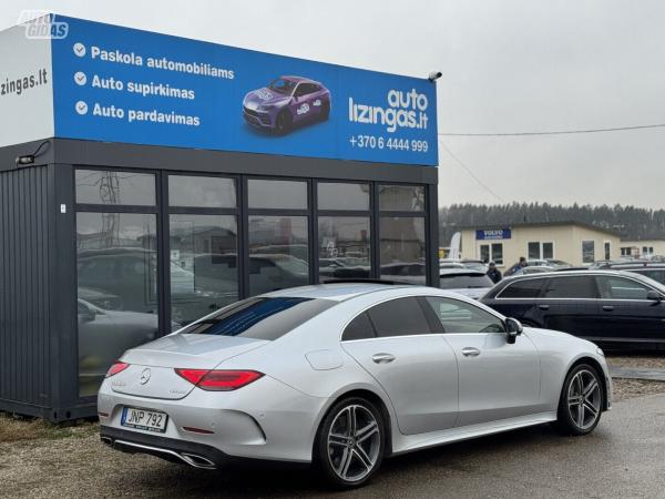 Grey Mercedes-Benz CLS 450 2019 in Vilnius, with an engine capacity of 3.00 L and mileage of 207 thousand km for 24950 €, photo 4 on AUTOMOTO.COM.LV