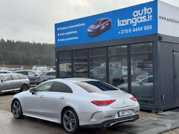 Grey Mercedes-Benz CLS 450 2019 in Vilnius, with an engine capacity of 3.00 L and mileage of 207 thousand km for 24950 €, photo 3 on AUTOMOTO.COM.LV