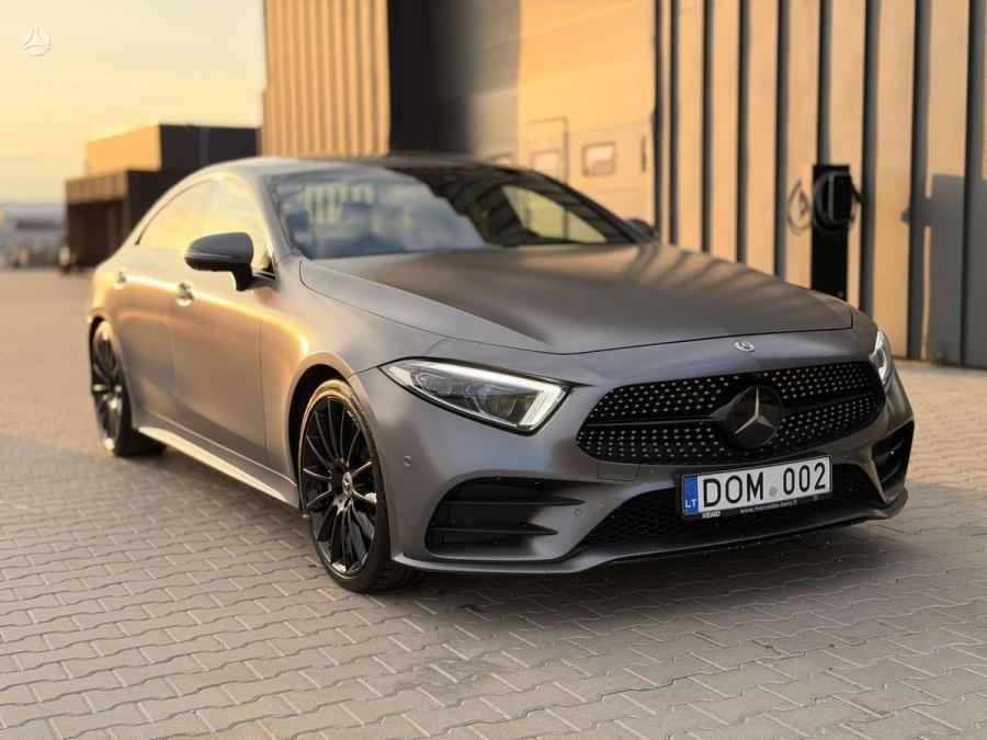 Grey Mercedes-Benz CLS 450 2019 in Kaunas, with an engine capacity of 2.99 L and mileage of 125 thousand km for 31500 €, photo 7 on AUTOMOTO.COM.LV