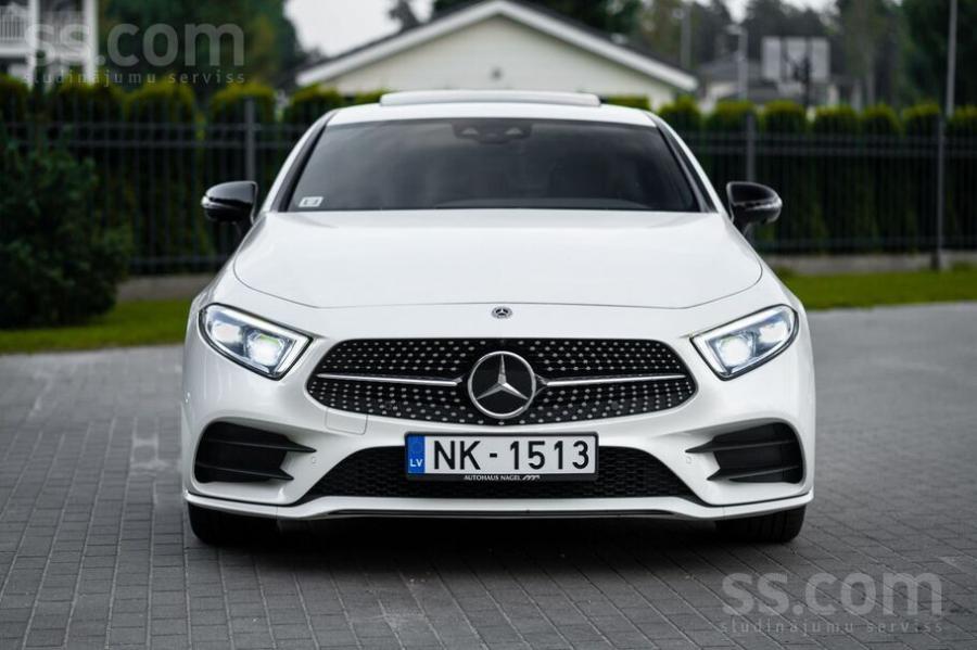 Balts Mercedes-Benz CLS 450 2018 Rīga, ar dzinēja tilpumu 3.00 L un nobraukumu 106 tūkst. km par 38500 €, foto 1 vietnē AUTOMOTO.COM.LV