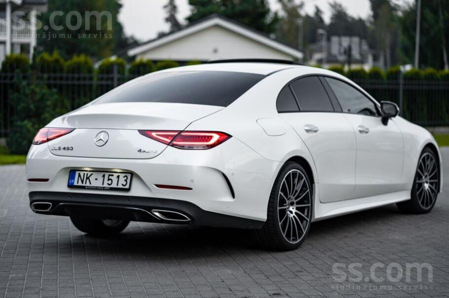 Balts Mercedes-Benz CLS 450 2018 Rīga, ar dzinēja tilpumu 3.00 L un nobraukumu 106 tūkst. km par 38500 €, foto 4 vietnē AUTOMOTO.COM.LV
