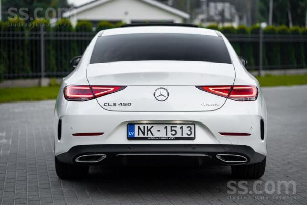 Balts Mercedes-Benz CLS 450 2018 Rīga, ar dzinēja tilpumu 3.00 L un nobraukumu 106 tūkst. km par 38500 €, foto 4 vietnē AUTOMOTO.COM.LV