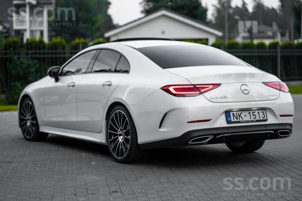 Balts Mercedes-Benz CLS 450 2018 Rīga, ar dzinēja tilpumu 3.00 L un nobraukumu 106 tūkst. km par 38500 €, foto 5 vietnē AUTOMOTO.COM.LV