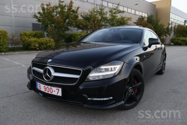 Черный Мерседес ЦЛС 500 2012 в Рига, объемом двигателя 4.70 л и пробегом 159 тыс. км за 16990 €, фото 1 на AUTOMOTO.COM.LV