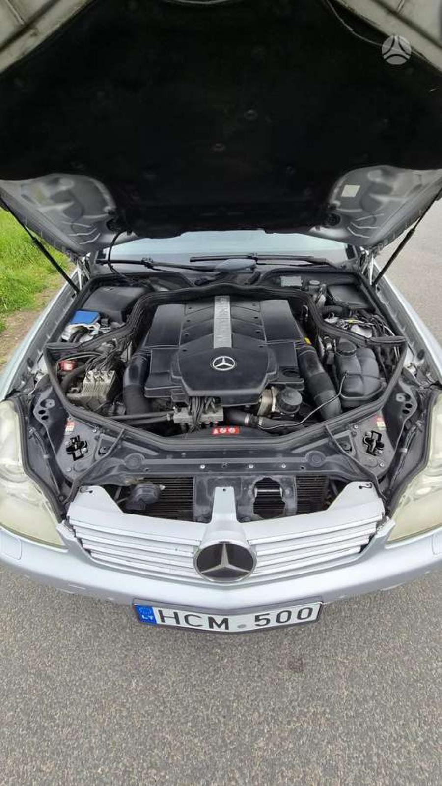 Grey Mercedes-Benz CLS 500 2005 in Kaunas, with an engine capacity of 5.00 L and mileage of 274 thousand km for 6400 €, photo 14 on AUTOMOTO.COM.LV