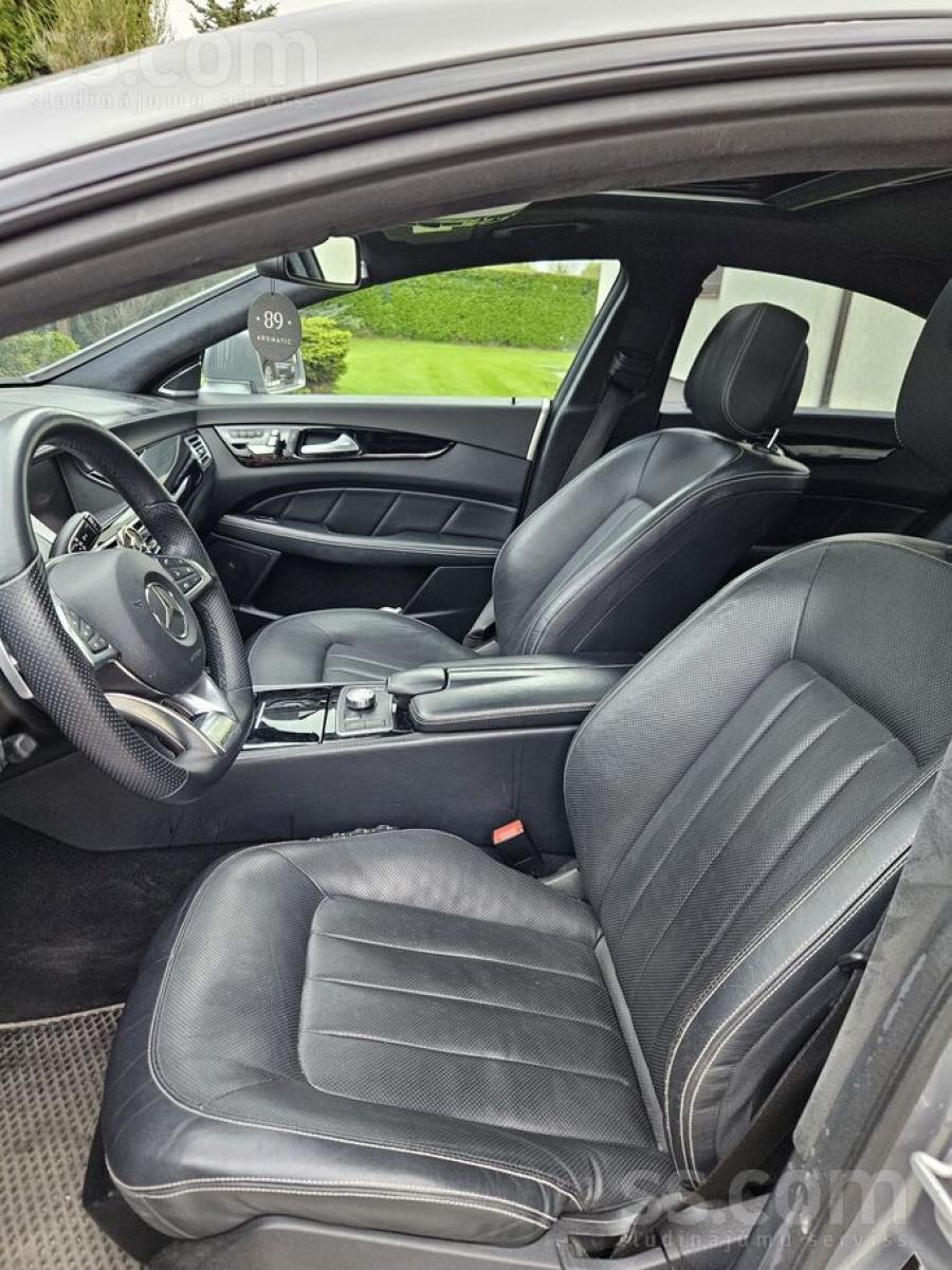 Pelēks Mercedes-Benz CLS 500 2012 Cēsis, ar dzinēja tilpumu 4.70 L un nobraukumu 199 tūkst. km par 16999 €, foto 13 vietnē AUTOMOTO.COM.LV
