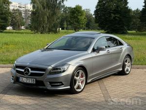 Grey Mercedes-Benz CLS 500 2012 in Riga, with an engine capacity of 4.70 L and mileage of 201 thousand km for 15990 €, photo 4 on AUTOMOTO.COM.LV
