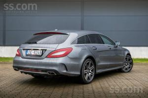 Grey Mercedes-Benz CLS 500 2017 in Riga, with an engine capacity of 4.70 L and mileage of 274 thousand km for 19990 €, photo 8 on AUTOMOTO.COM.LV