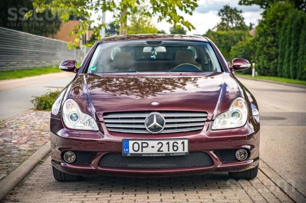 Sarkans Mercedes-Benz CLS 500 2008 Rīga, ar dzinēja tilpumu 5.50 L un nobraukumu 0 tūkst. km par 5990 €, foto 2 vietnē AUTOMOTO.COM.LV