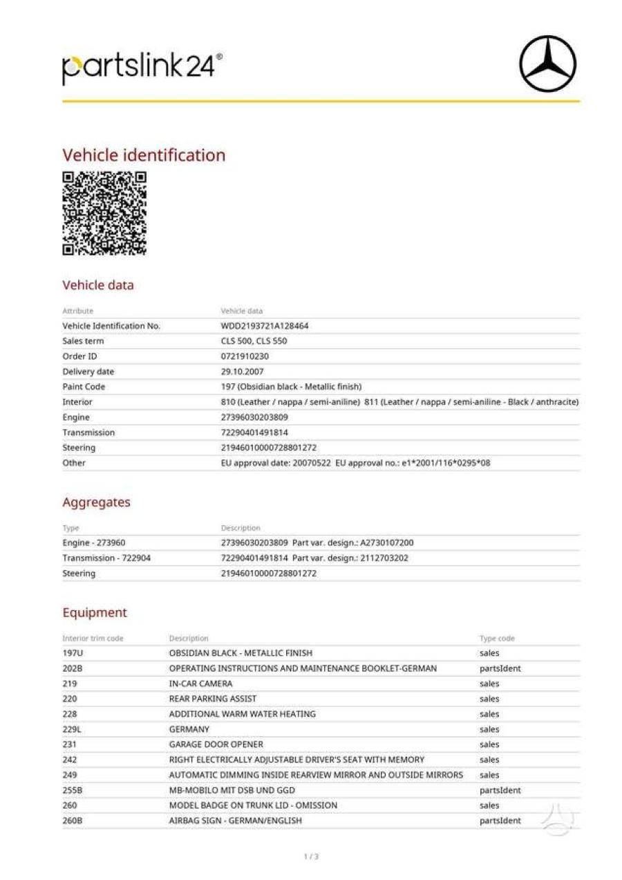 Черный Мерседес ЦЛС 550 2007 в Вильнюс, объемом двигателя 5.46 л и пробегом 290 тыс. км за 13000 €, фото 26 на AUTOMOTO.COM.LV