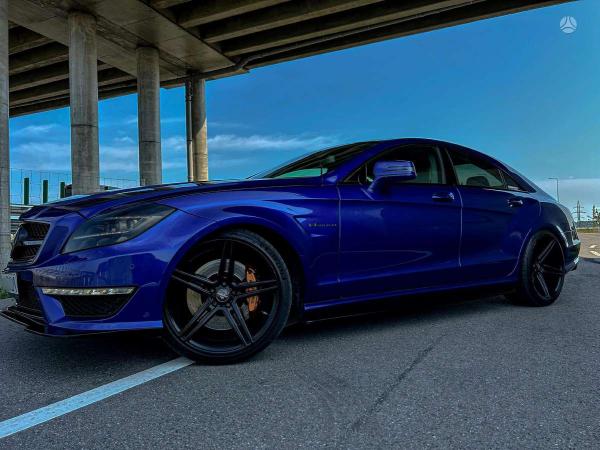 Blue Mercedes-Benz CLS 550 2014 in Kaunas, with an engine capacity of 4.70 L and mileage of 240 thousand km for 24000 €, photo 8 on AUTOMOTO.COM.LV