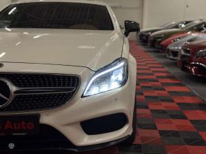 Balts Mercedes-Benz CLS 550 2018 Viļņa, ar dzinēja tilpumu 3.66 L un nobraukumu 142 tūkst. km par 32990 €, foto 7 vietnē AUTOMOTO.COM.LV