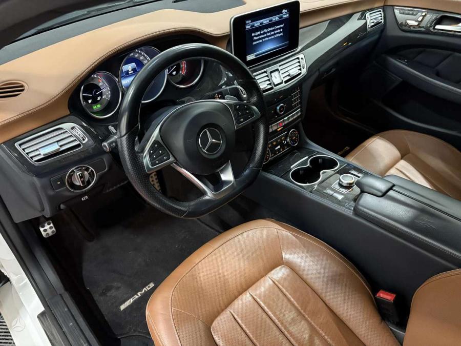 Balts Mercedes-Benz CLS 550 2018 Viļņa, ar dzinēja tilpumu 3.66 L un nobraukumu 142 tūkst. km par 32990 €, foto 12 vietnē AUTOMOTO.COM.LV