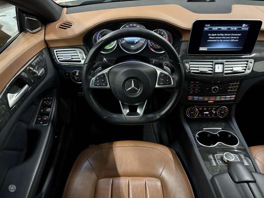 Balts Mercedes-Benz CLS 550 2018 Viļņa, ar dzinēja tilpumu 3.66 L un nobraukumu 142 tūkst. km par 32990 €, foto 22 vietnē AUTOMOTO.COM.LV
