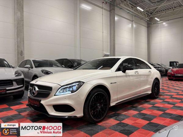 Balts Mercedes-Benz CLS 550 2018 Viļņa, ar dzinēja tilpumu 4.66 L un nobraukumu 142 tūkst. km par 31990 €, foto 1 vietnē AUTOMOTO.COM.LV