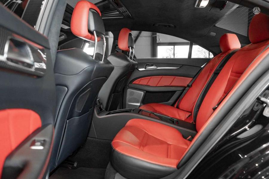 Black Mercedes-Benz cls-63-amg 2015 in Riga, with an engine capacity of 5.46 L and mileage of 204 thousand km for 35900 €, photo 14 on AUTOMOTO.COM.LV