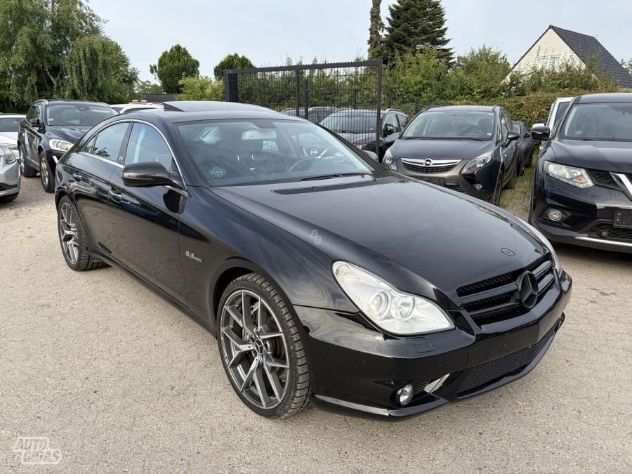 Black Mercedes-Benz cls-63-amg 2008 in Vilnius, with an engine capacity of 6.30 L and mileage of 225 thousand km for 16999 €, photo 3 on AUTOMOTO.COM.LV