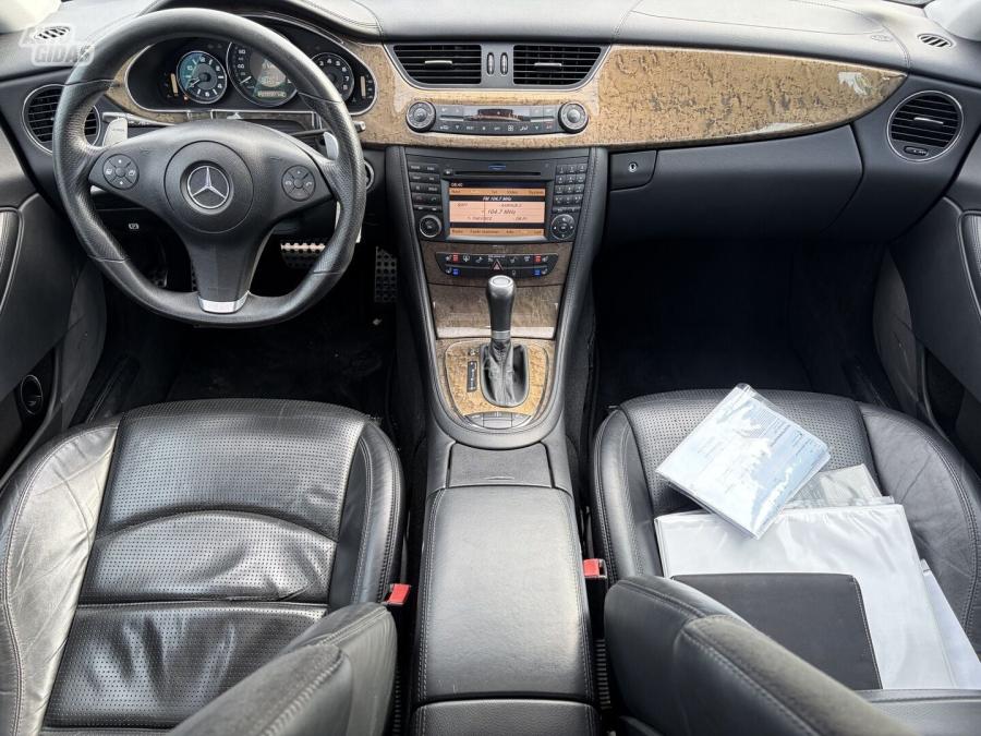 Black Mercedes-Benz cls-63-amg 2008 in Vilnius, with an engine capacity of 6.30 L and mileage of 225 thousand km for 16999 €, photo 7 on AUTOMOTO.COM.LV