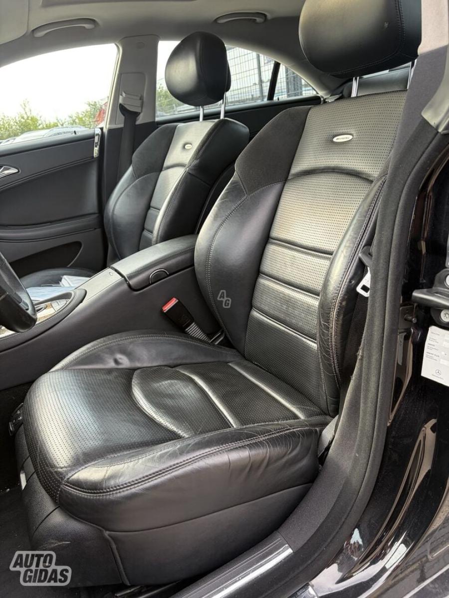 Black Mercedes-Benz cls-63-amg 2008 in Vilnius, with an engine capacity of 6.30 L and mileage of 225 thousand km for 16999 €, photo 12 on AUTOMOTO.COM.LV