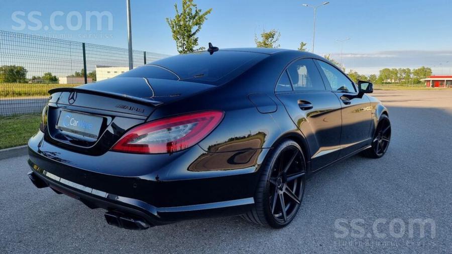 Melns Mercedes-Benz cls-63-amg 2011 Rīga, ar dzinēja tilpumu 5.50 L un nobraukumu 230 tūkst. km par 30000 €, foto 4 vietnē AUTOMOTO.COM.LV
