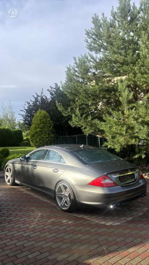 Brown Mercedes-Benz cls-63-amg 2007 in Kaunas, with an engine capacity of 6.21 L and mileage of 254 thousand km for 13300 €, photo 1 on AUTOMOTO.COM.LV