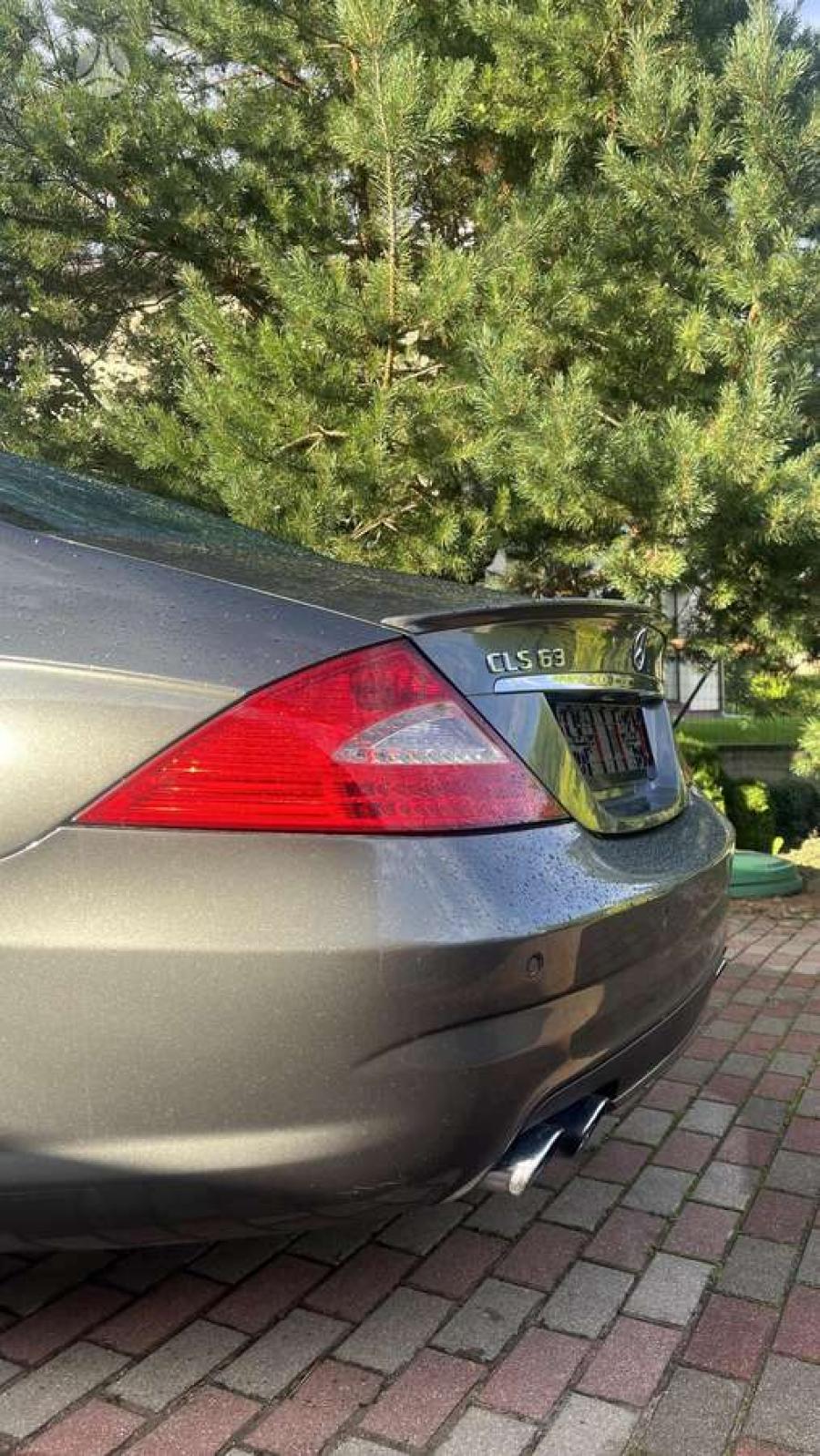 Brown Mercedes-Benz cls-63-amg 2007 in Kaunas, with an engine capacity of 6.21 L and mileage of 254 thousand km for 13300 €, photo 4 on AUTOMOTO.COM.LV