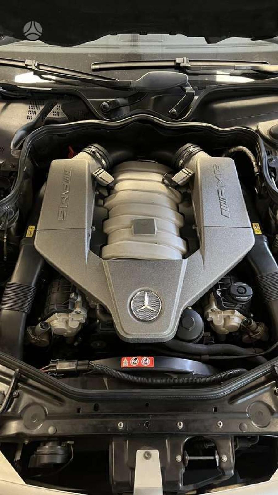 Brown Mercedes-Benz cls-63-amg 2007 in Kaunas, with an engine capacity of 6.21 L and mileage of 254 thousand km for 13300 €, photo 28 on AUTOMOTO.COM.LV