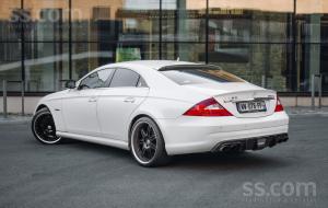 White Mercedes-Benz cls-63-amg 2006 in Riga, with an engine capacity of 6.30 L and mileage of 41 thousand km for 33000 €, photo 11 on AUTOMOTO.COM.LV